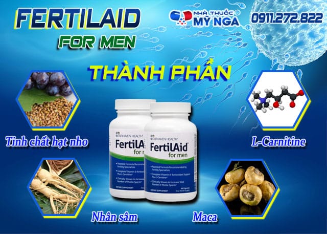 Fertilaid For Men chính hãng có tốt không? Giá bao nhiêu?